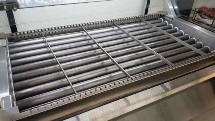 Glass Roller Grill Sneeze Guards - Creative Display Works